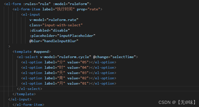 el-input中的el-select控制el-input输入的内容_el-input 下出现 el-options-CSDN博客