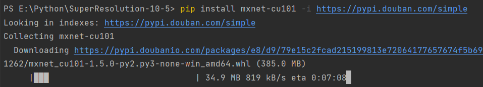 ModuleNotFoundError: No module named ‘mxnet‘_modulenotfounderror: no module named 'mxnet-CSDN博客