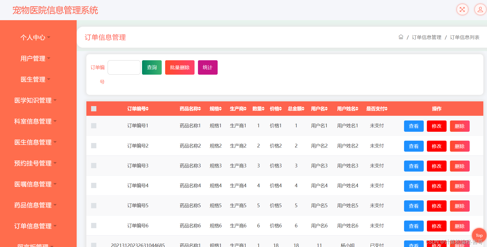 基于SpringBoot宠物医院信息管理系统【安装调试·代码讲解·文档报告】_宠物医院 管理系统 spring-CSDN博客