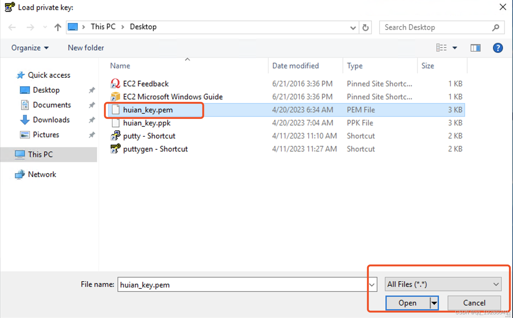 putty连接教程（pem文件）_putty pem-CSDN博客