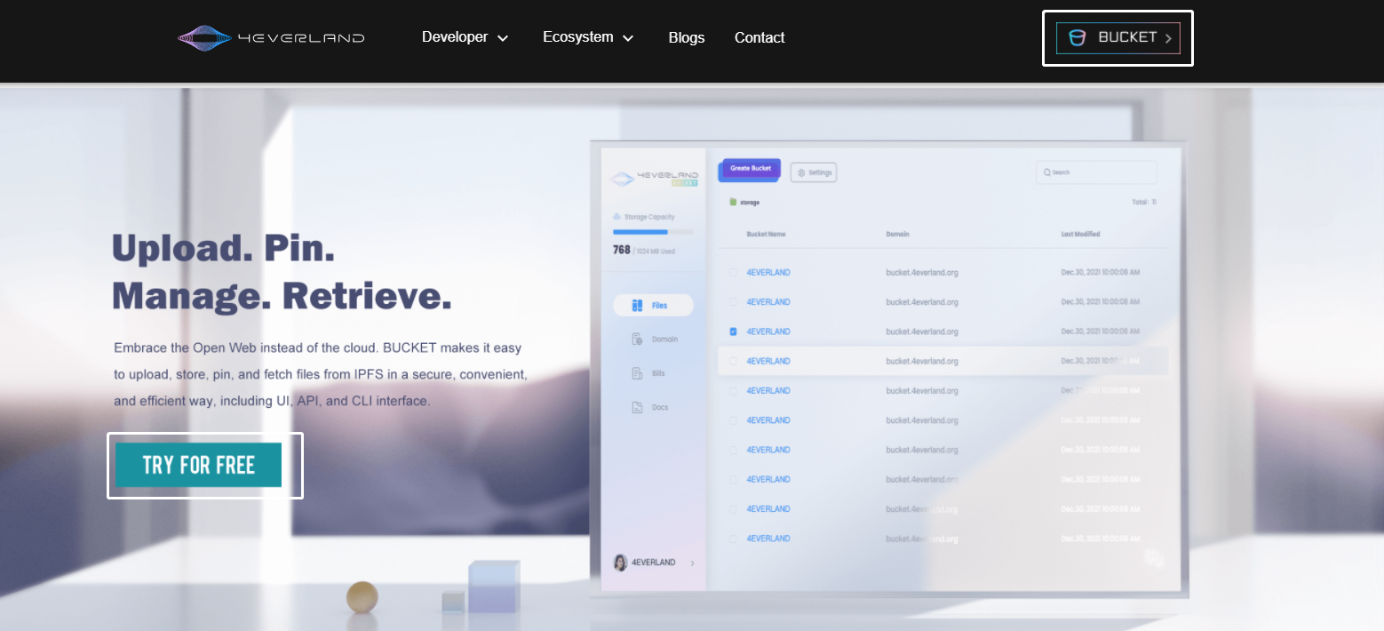 如何使用4EVERLAND-BUCKET获得免费云存储空间-CSDN博客