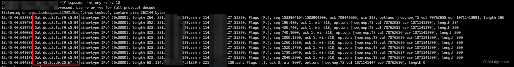 Tcpdump E抓包看不到目标mac地址问题排查tcp 抓包 Source网卡地址无效 Csdn博客