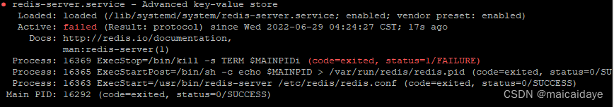 Redis Activating无法启动的可能解决办法redis Active Failed Csdn博客
