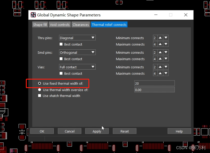 Cadence Allegro 174学习记录开始26 Pcb Editor 174软件pcb中铺铜操作cadence铺铜设置 Csdn博客