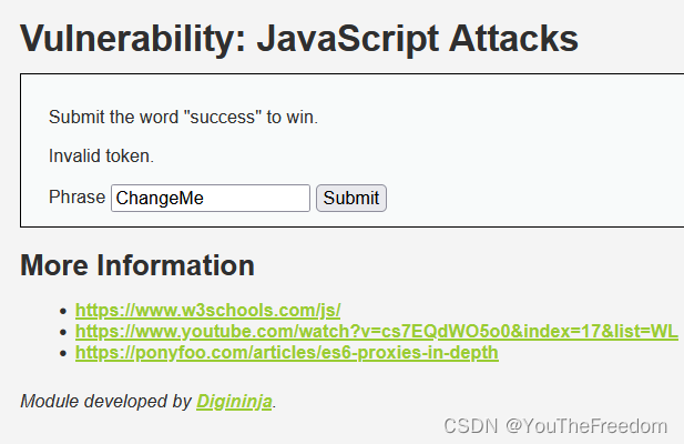 DVWA —— JavaScript Attacks JS 攻击_dvwa js逆向-CSDN博客