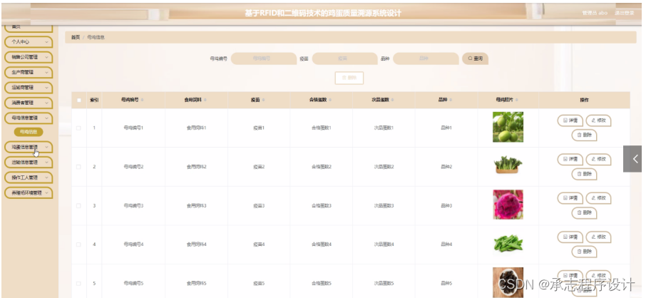 Javaphpnetpython基于rfid和二维码技术的鸡蛋质量溯源系统设计【2024年毕设】关于rfid的食品溯源的界面设计 Csdn博客