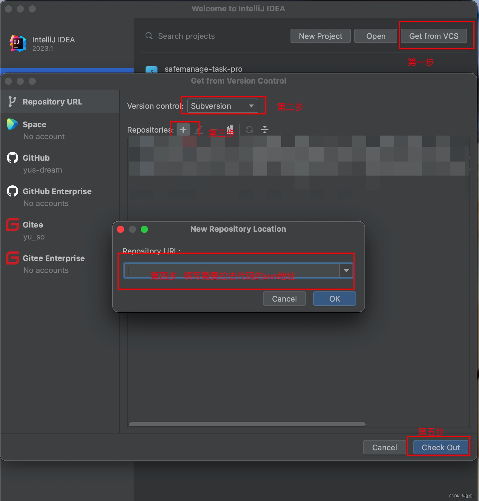 【Mac版超详细+图解】IDEA集成使用SVN_mac idea集成svn-CSDN博客
