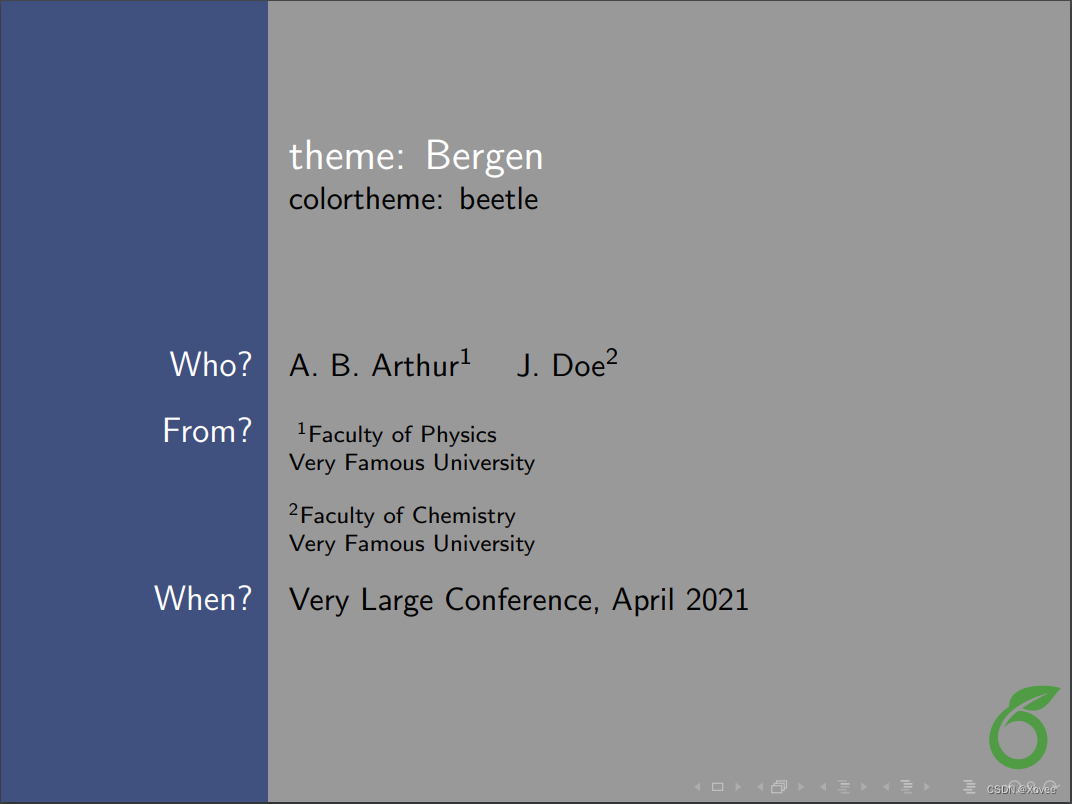 Beamer 介绍及教程-CSDN博客