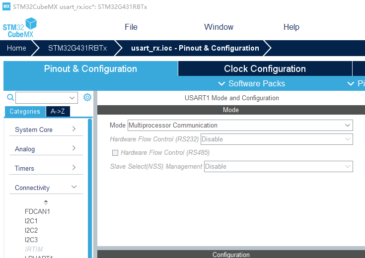 stm32G4学习之uart通信_multiprocessor communication-CSDN博客