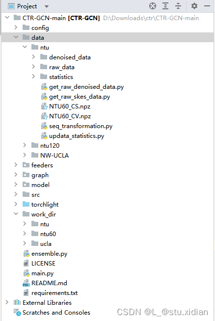 CTR-GCN源代码复现（skeleton-based Human Action Recongnition）_ctr-gcn复现-CSDN博客