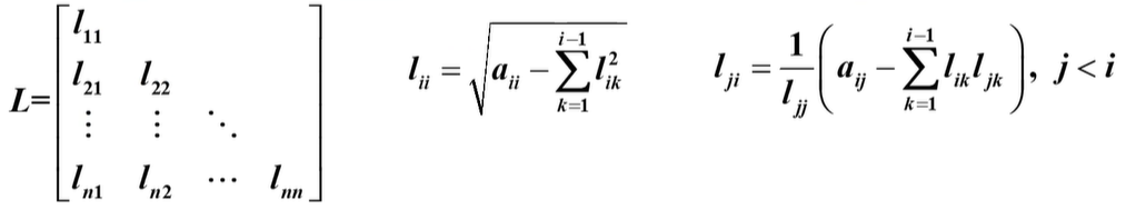MATLAB for matrix decomposition (Cholesky / QDQ / QR, etc ...