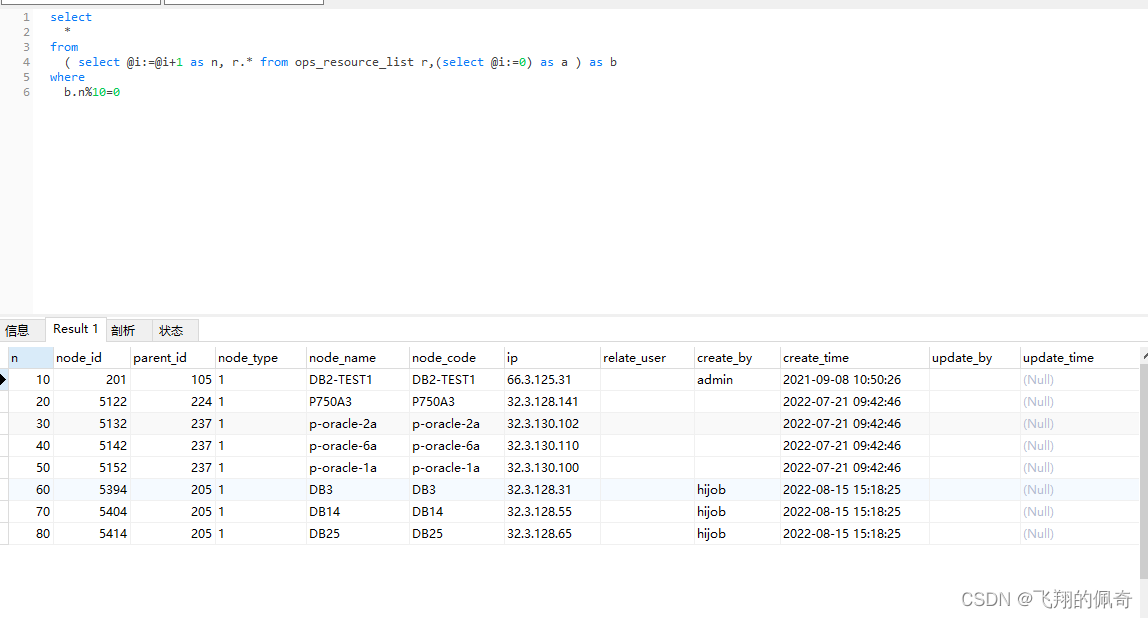 数据库sql题目 不用id每隔10行取一条数据sql Server取数据隔10条取一条 Csdn博客 