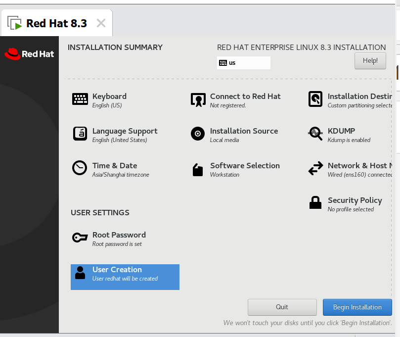 Redhat Linux 8.3 安装方法_redhat8.3安装教程-CSDN博客