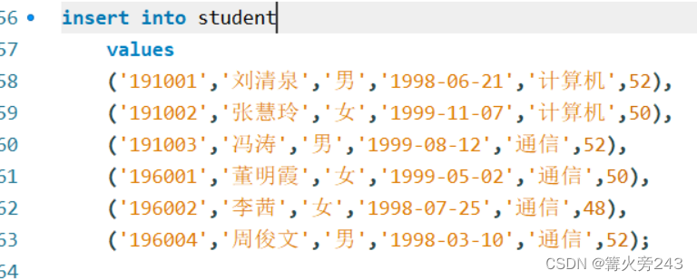 学生信息数据库（stusys）的表的结构和样本数据学生信息数据库表数据 Csdn博客