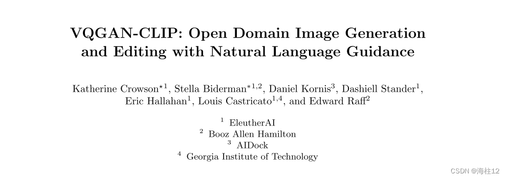 VQGAN-CLIP: Open Domain Image Generationand Editing with Natural Language Guidance_vqgan-clip ...
