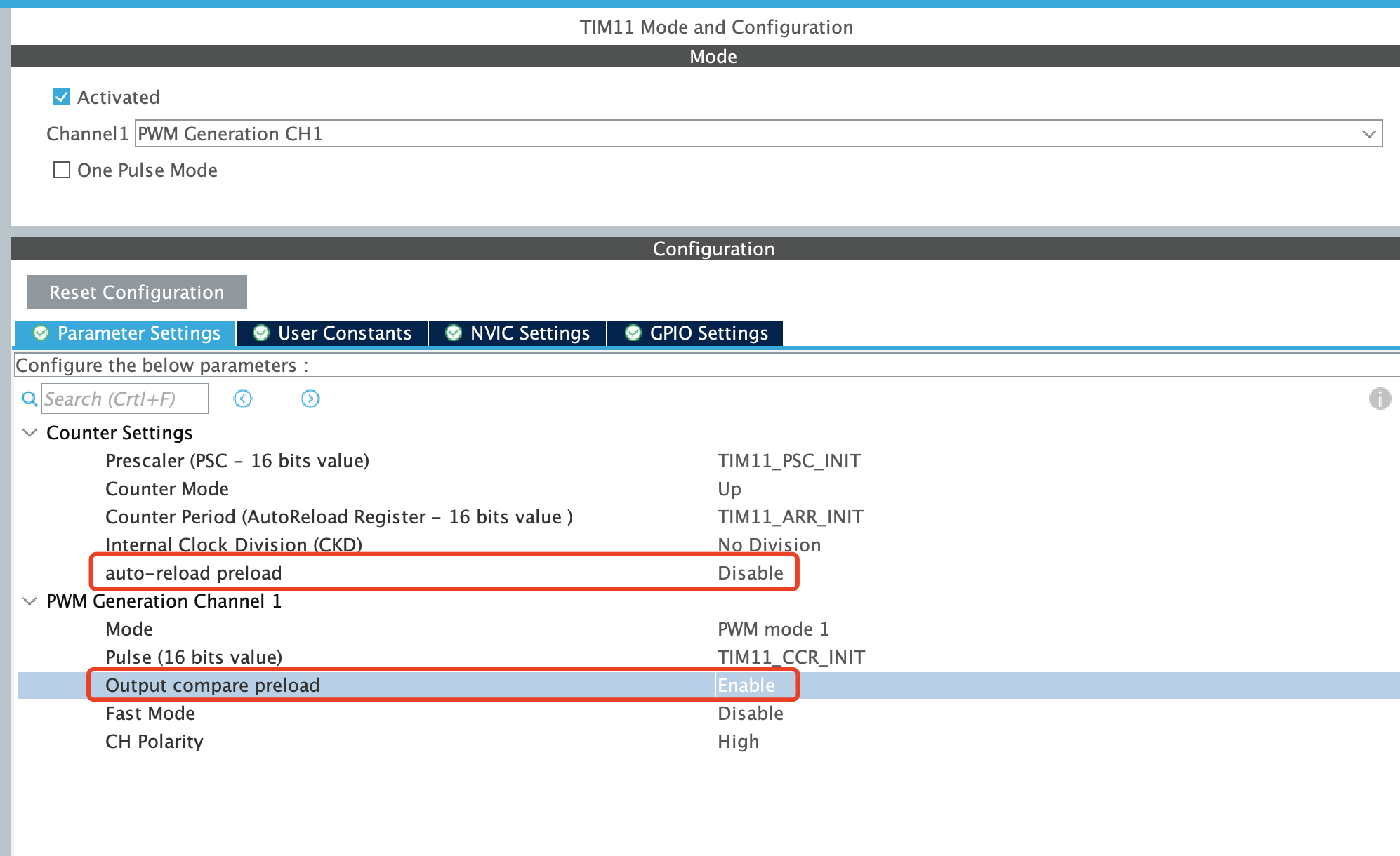 stm32定时器的两个预装载配置_output compare preload-CSDN博客