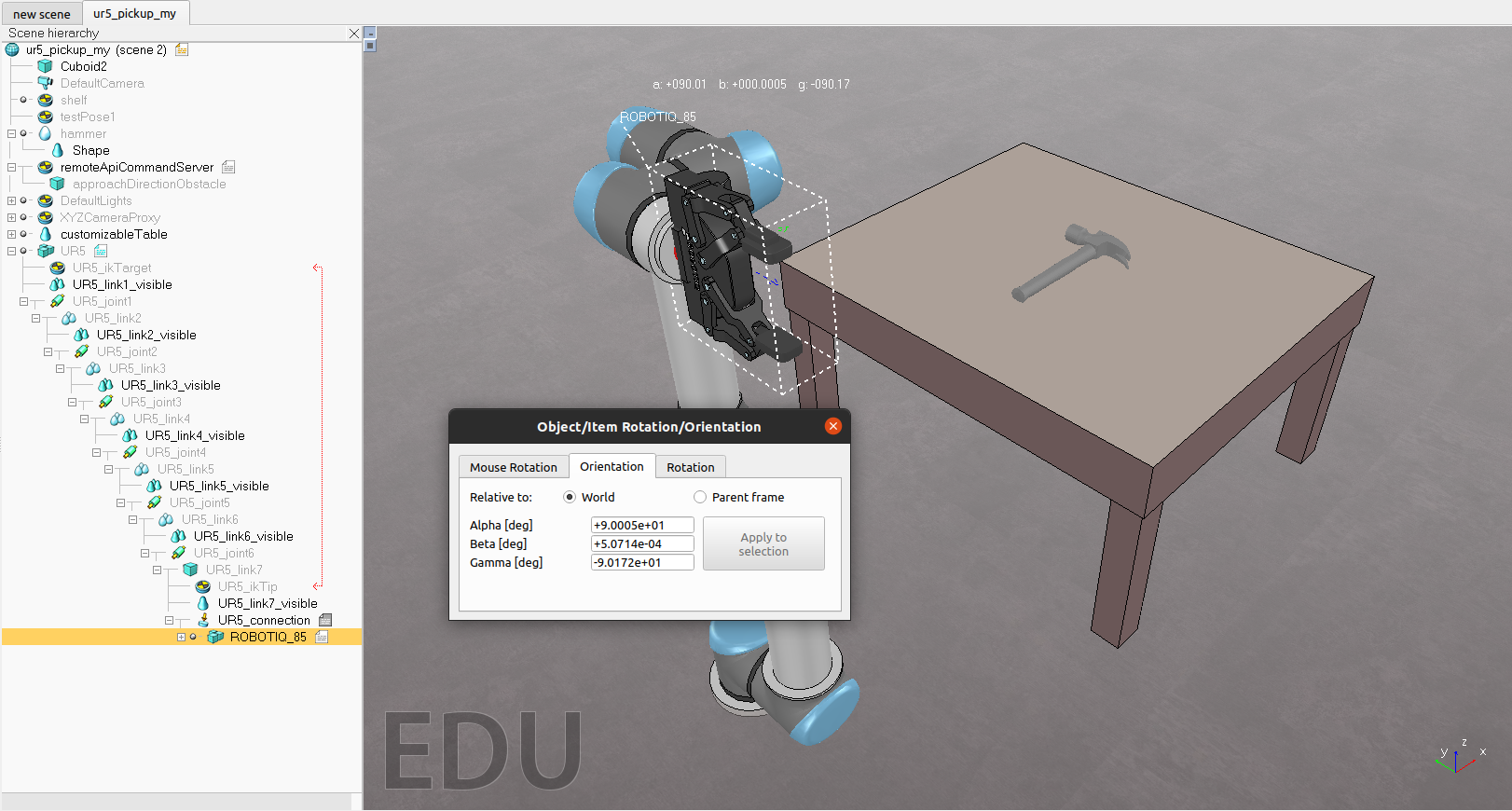 【coppeliaSim｜轨迹规划（六）】使用Python对UR5进行轨迹规划 - 古月居