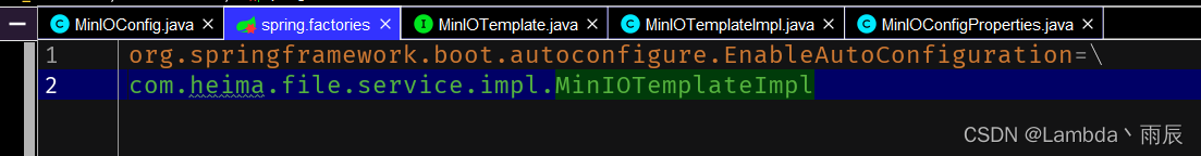 手写SpringBoot自动装配 , 自定义spring-boot-starter-minIO_spring-boot-starter minio-CSDN博客