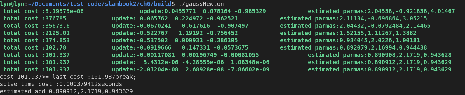 曲线拟合（高斯牛顿法，Ceres,g2o)_高斯拟合曲线-CSDN博客