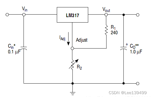 LM317调压电阻计算_lm317调压电阻怎么计算-CSDN博客