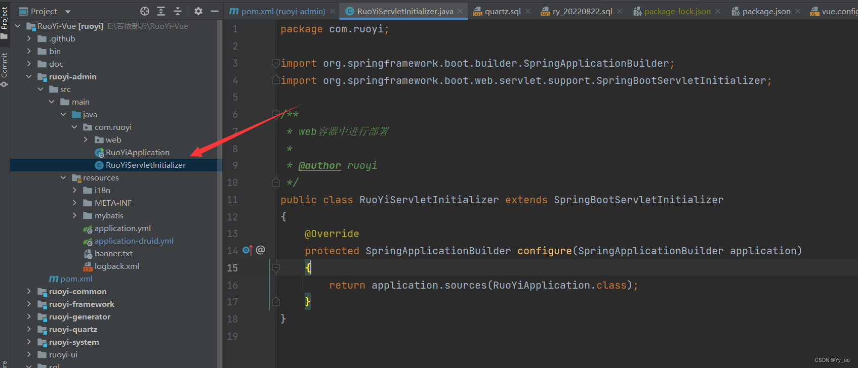 若依前后端分离版启动到部署到tomcat（适合新手小白，保姆级）_若依tomcat部署-CSDN博客