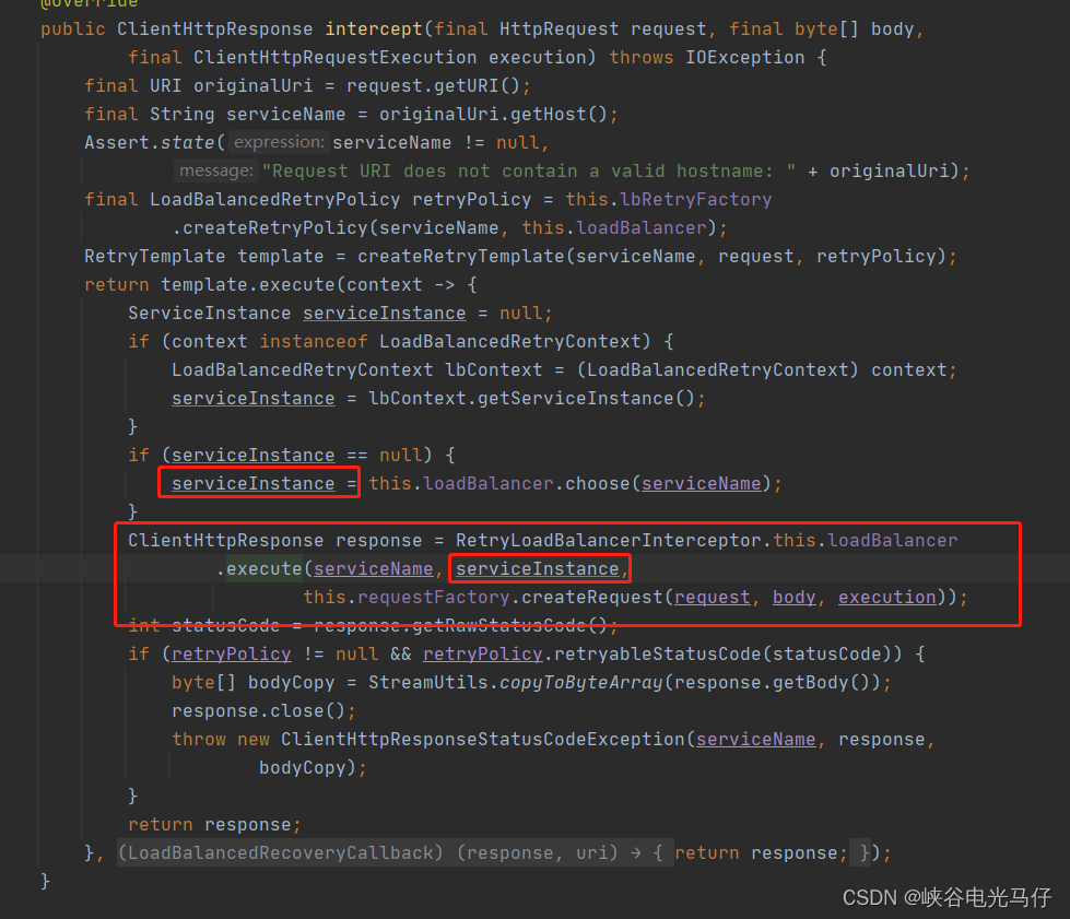 restTemplate loadbalance 负载均衡使用demo 案例 原理以及全网最细源码解析_resttemplate负载均衡-CSDN博客
