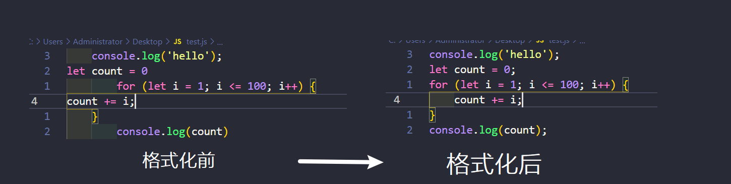 VSCode格式化JS自动添加或去掉分号_javascript.format.semicolons-CSDN博客