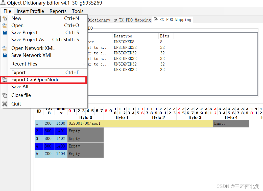 CANopenNode的RPDO报文测试-CSDN博客
