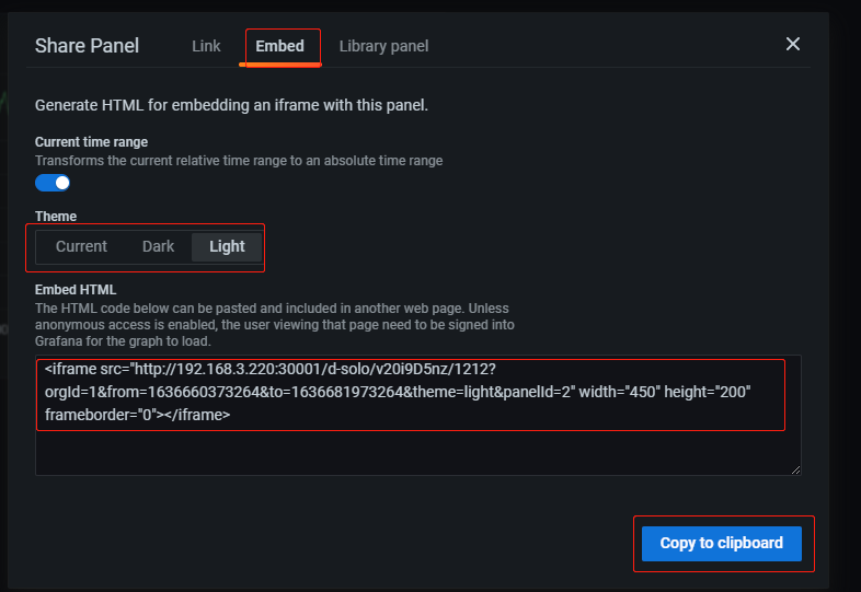 解决 iframe 嵌入 grafana 问题_grafana iframe嵌入 认证-CSDN博客