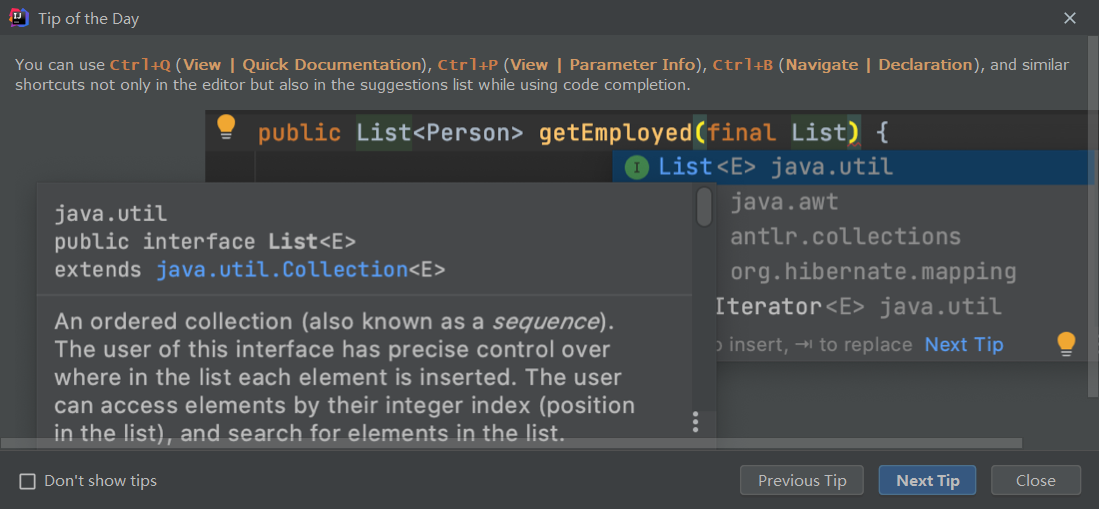 Idea快捷键的使用（tip）_idea的tip-CSDN博客