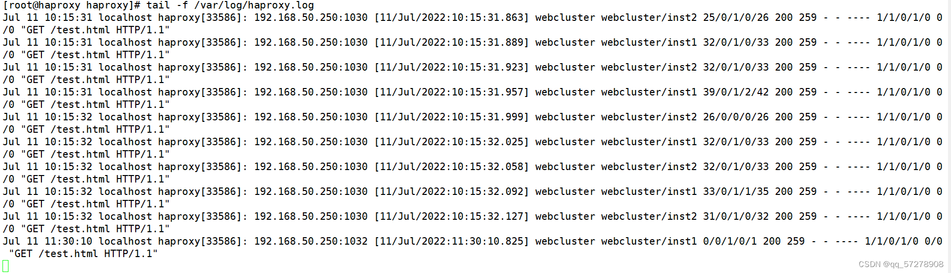 Haproxy 搭建 Web 群集_haproxy webapi-CSDN博客