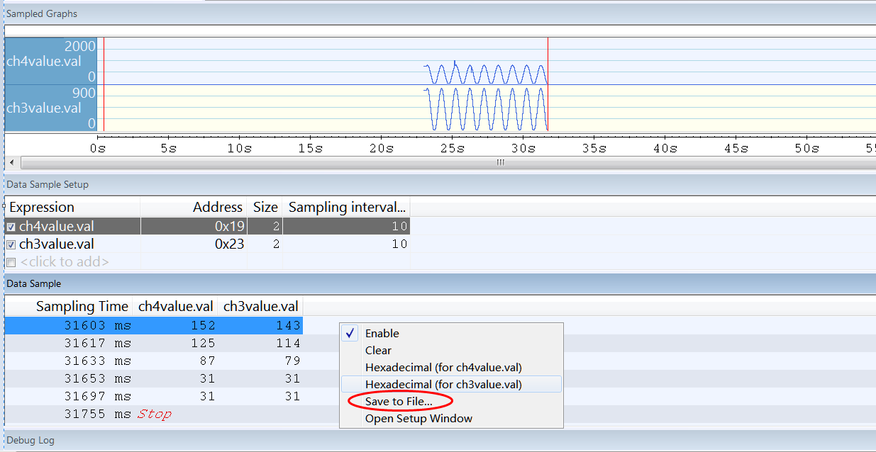 使用IAR在线调试功能显示数据变化曲线_iar查看信号曲线-CSDN博客