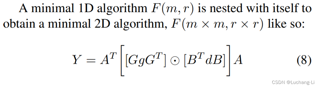 Winograd算法实现卷积原理-CSDN博客