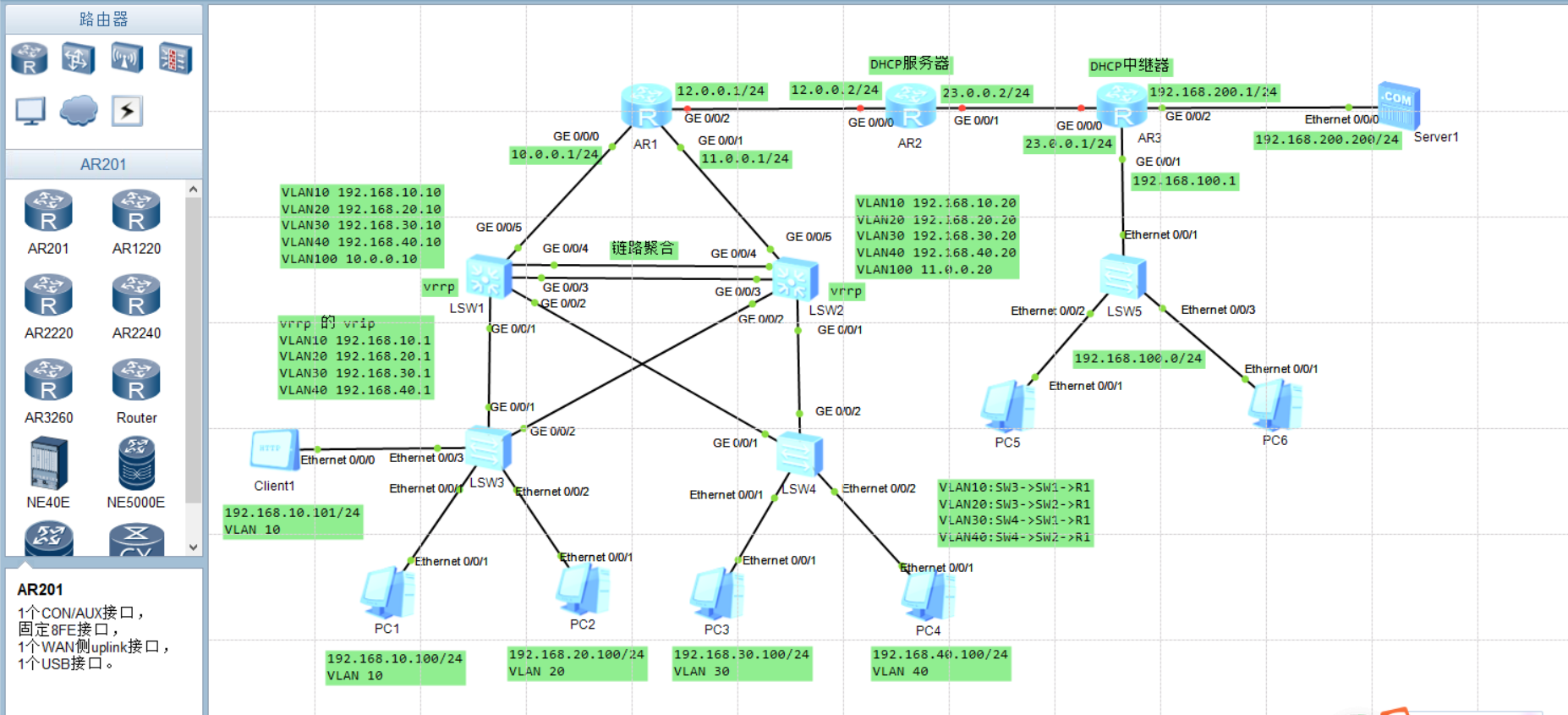 MSTP、VRRP、DHCP、NAT配置实验_mstp+vrrp+nat server-CSDN博客