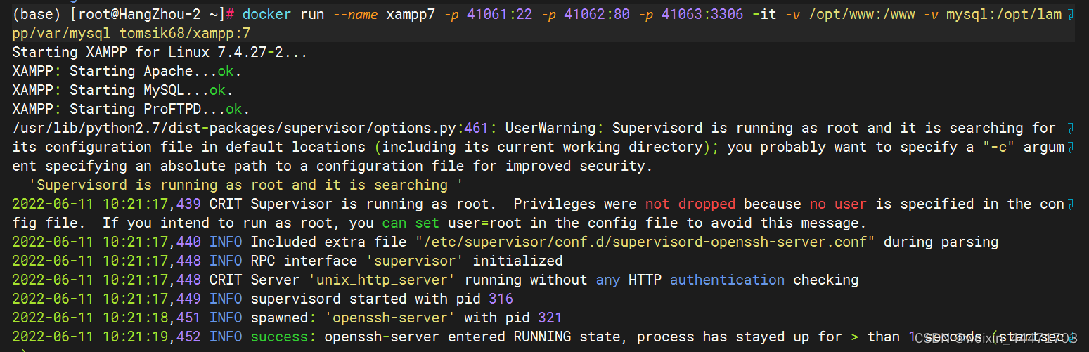 docker部署xampp以及远程连接MySQL_docker xampp-CSDN博客