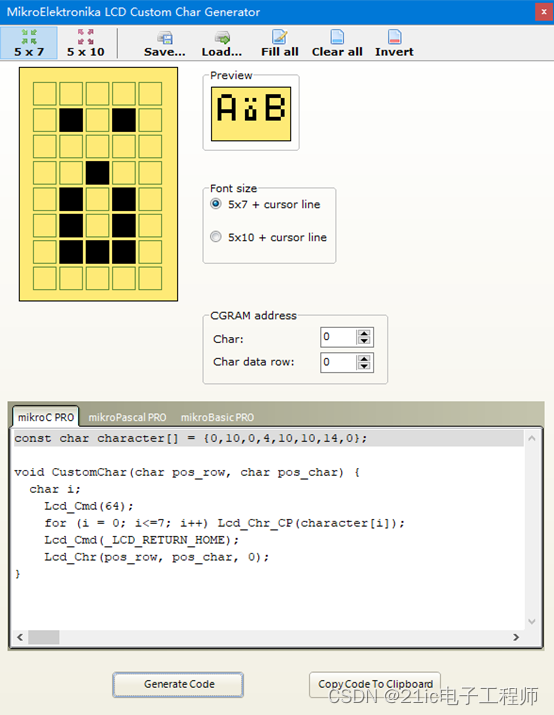 [技术讨论] 一种从图片获得液晶点阵数据的方法_lcd custom editor-CSDN博客