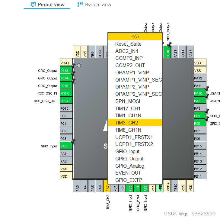 基于STM32G431嵌入式学习笔记——八、PWM脉冲输出（基于第12届蓝桥杯节选PA7作引脚）_stm32g431 双缓冲 脉冲-CSDN博客
