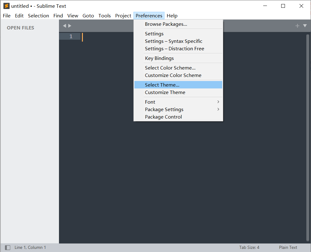 sublime text 4 默认 配色方案和主题_sublime默认主题-CSDN博客