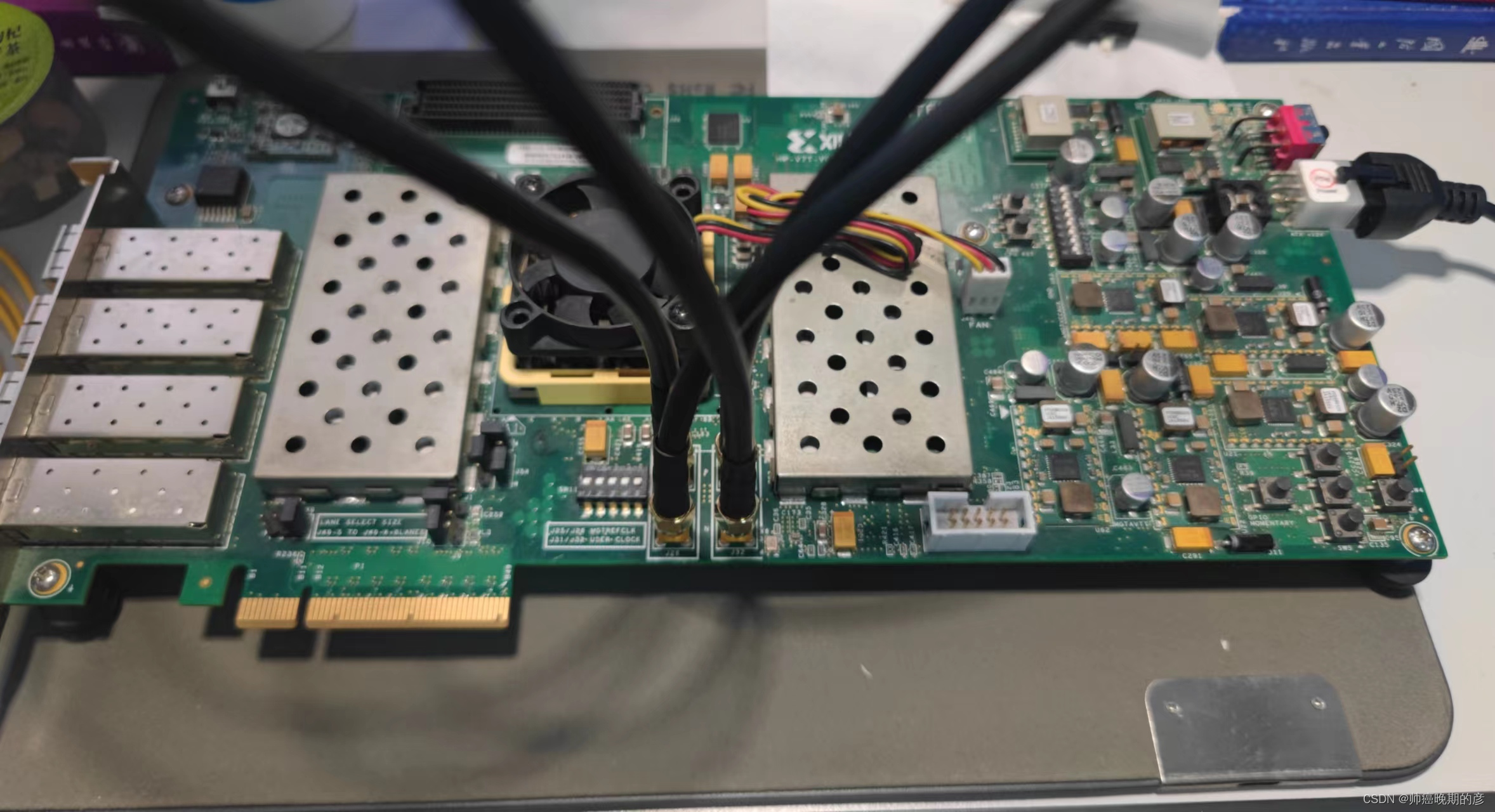 基于VC709开发板利用IBERT实现SFP/SFP+ connectors GTH收发器的测试_vc709开发板套件-CSDN博客