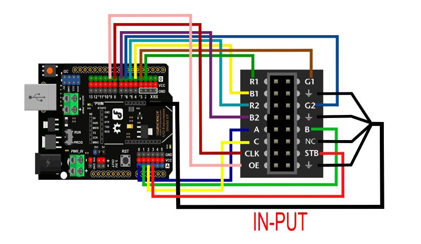 arduino/mixly 全彩点阵显示屏_mixly第三方库全彩led-CSDN博客
