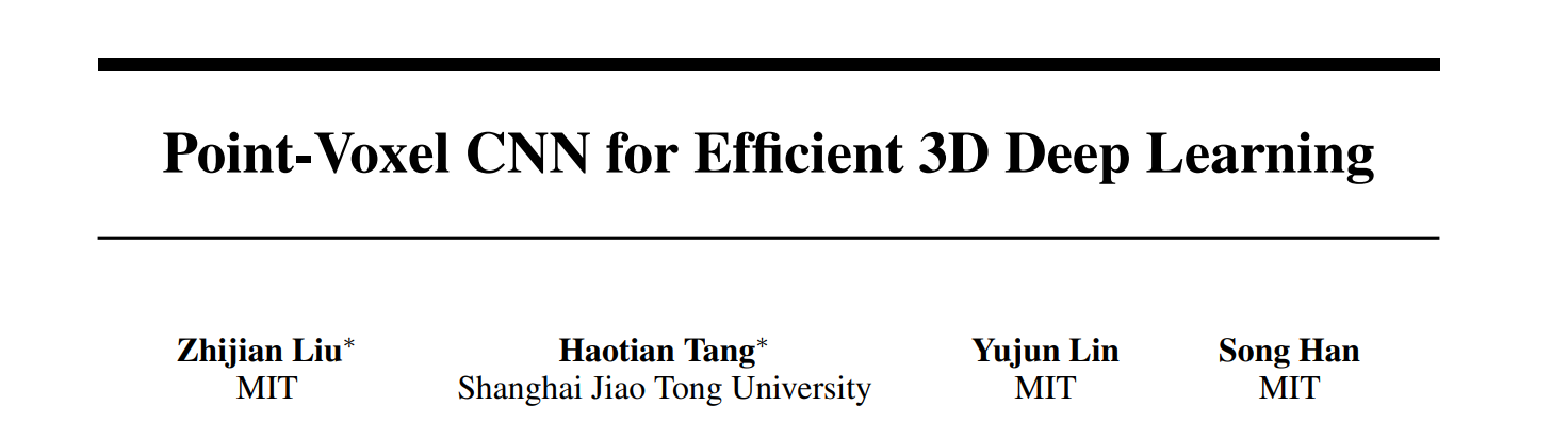 【NIPS 2019】PVCNN：用于高效3D深度学习的点-体素 CNN-CSDN博客