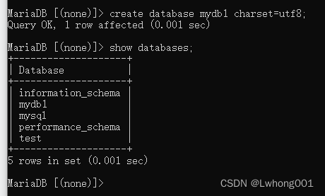 MariaDB基本sql操作_mariadb执行sql文件-CSDN博客