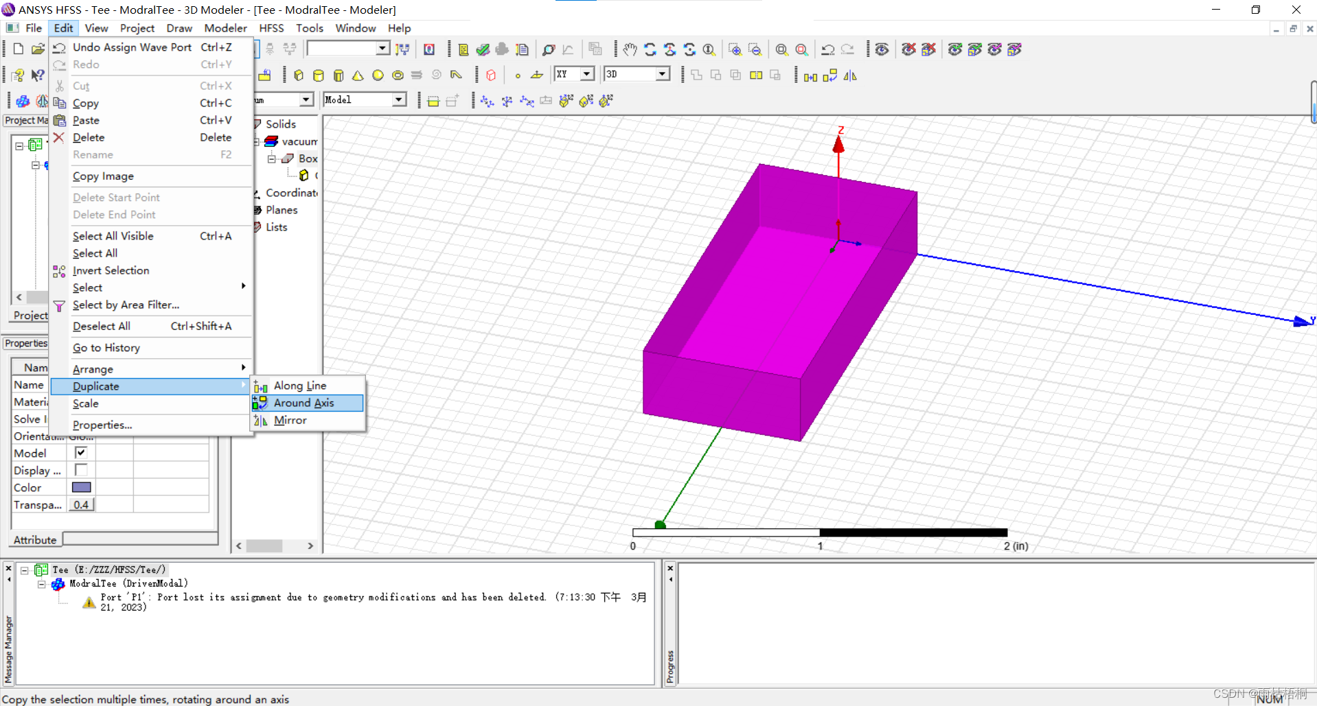 李明洋HFSS教程---T型波导内场分析和优化_hfss波导探针-CSDN博客