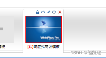 WebPlusPro平台之（5）模板管理再探讨_webplus pro 特殊页-CSDN博客