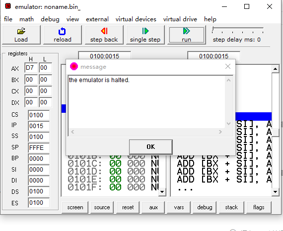 汇编LAHF指令学习 - 使用emu8086_汇编里lahf怎么用-CSDN博客