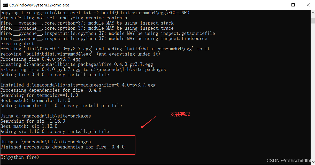 基于Python的一个开源命令行工具Python Fire_fire包安装 conda-CSDN博客