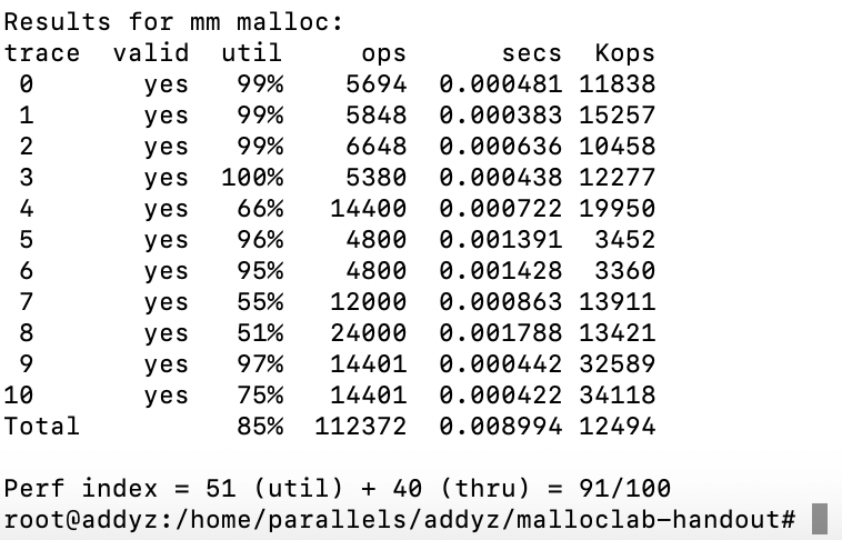 《深入理解计算机系统》实验七Molloc Lab_深入理解计算机系统 malloc lab-CSDN博客