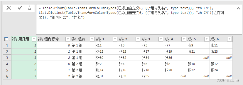 用power Query做一个自动分组工具powerquery分组索引 Csdn博客 