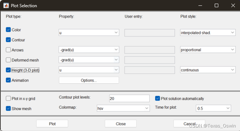Matlab中偏微分方程工具箱基础用法_matlab pde工具箱-CSDN博客