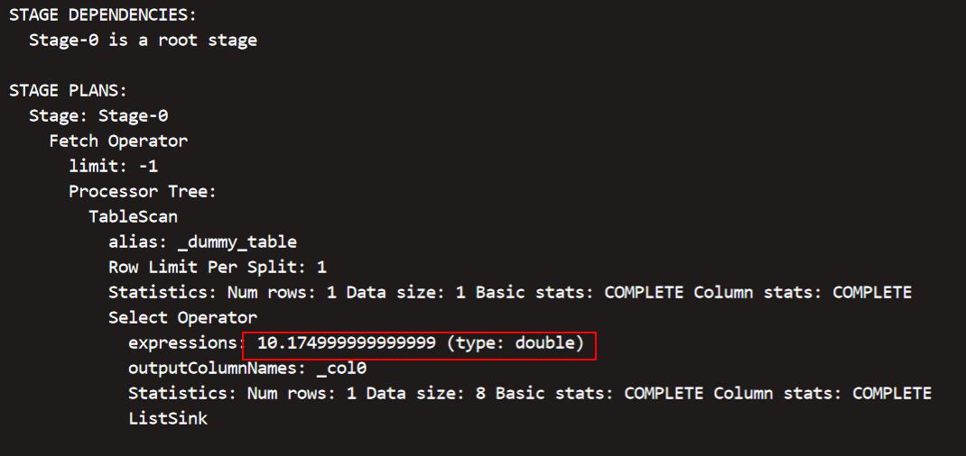Hive中计算精度 Double和decimal 的精度差异示例hive Double Csdn博客 